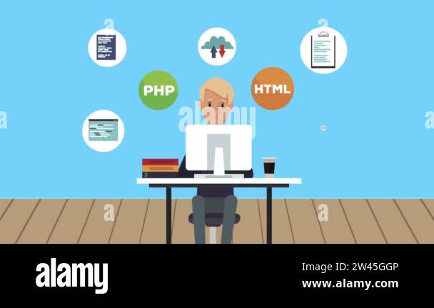 Computer character Stock Videos & Footage - HD and 4K Video Clips - Alamy