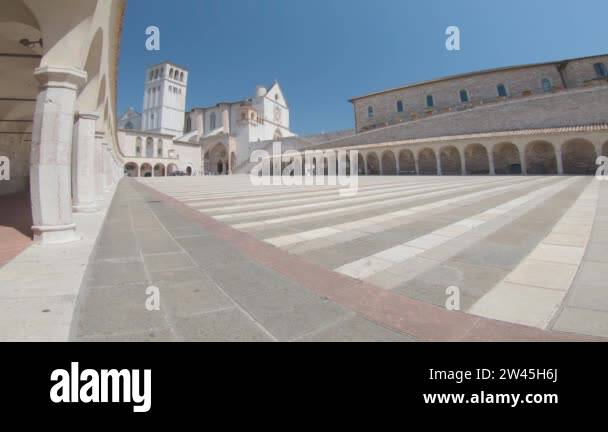 Assisi lower basilica of saint francis of assisi Stock Videos & Footage ...