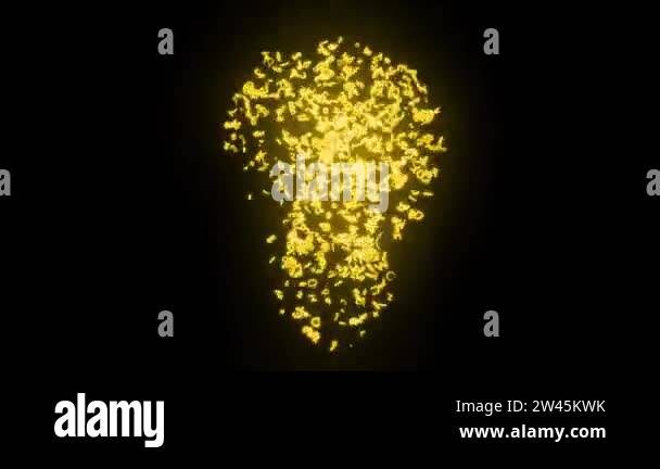 Question mark exploding forming letters numbers transition idea help ...