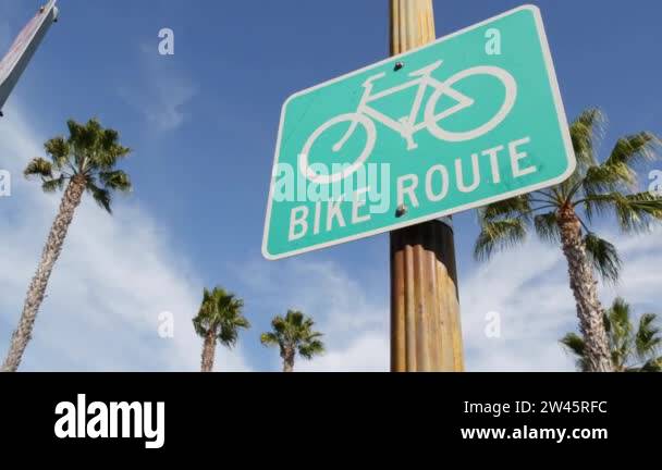 Bikeway sign Stock Videos & Footage - HD and 4K Video Clips - Alamy