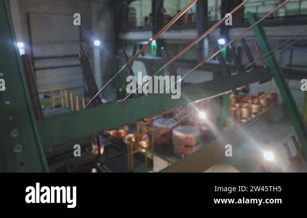 Cable manufacturing, cable manufacturing process. Copper cable macro ...