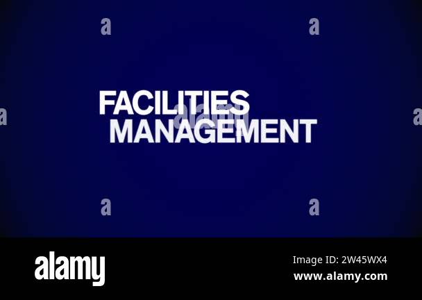 4k Facilities Management Animated Tag Word Cloud,Text Animation ...