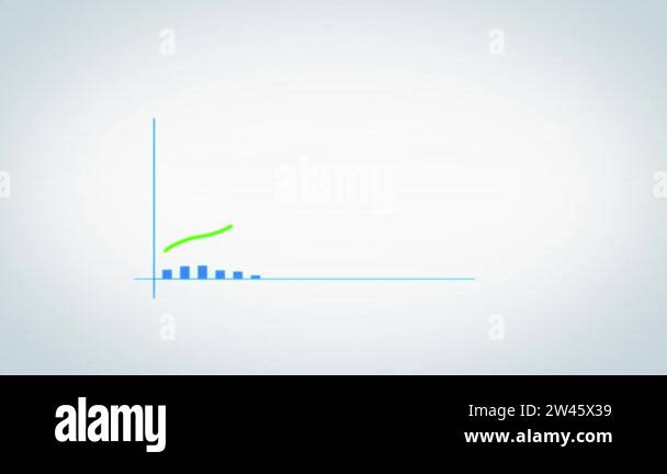 Business Growth And Success Arrow Infographics/ 4k animation of a ...
