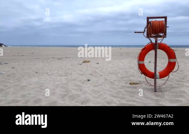 Red lifeguard float on beach Stock Videos & Footage - HD and 4K Video ...