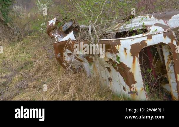 Classic vintage car wreck Stock Videos & Footage - HD and 4K Video Clips - Alamy