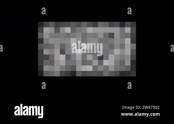 Pixel censored. Black censor bar concept. Censorship rectangle. Abstract black and white pixels ...