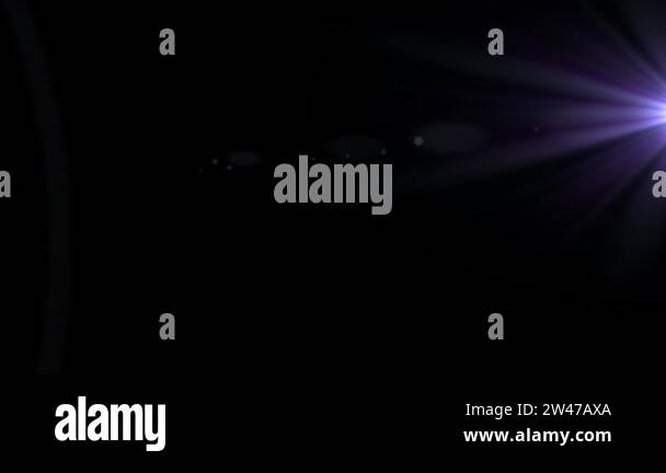 Animation of Animated Flares, with glowing spots of light and lens ...