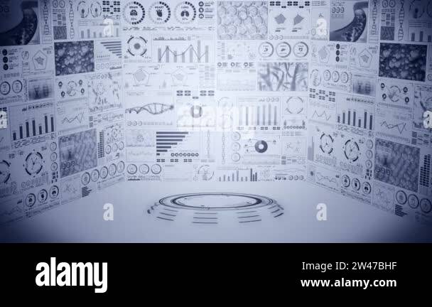 Modern medical health care concept. Futuristic examination with health ...