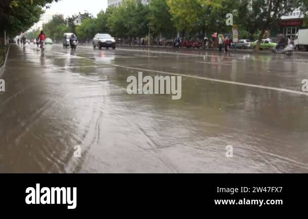 Heavy Rainfall Causes Flooding Stock Videos And Footage Hd And 4k Video