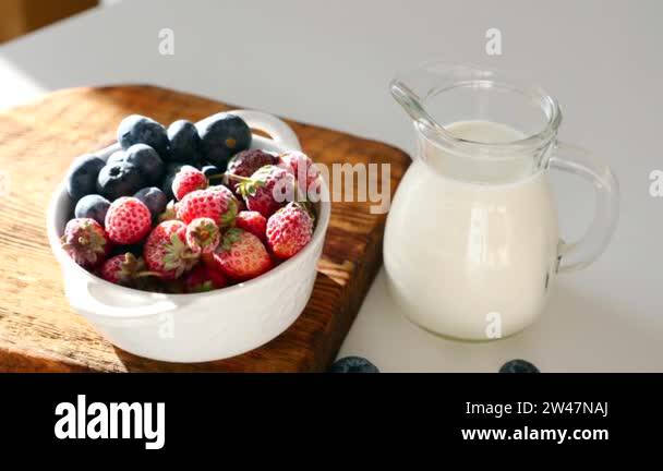 Bowl of yogurt still life Stock Videos & Footage - HD and 4K Video ...