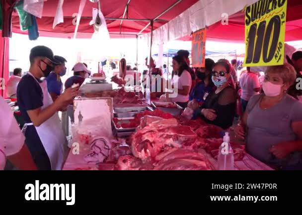 People wearing masks in butcher shop Stock Videos & Footage - HD and 4K ...