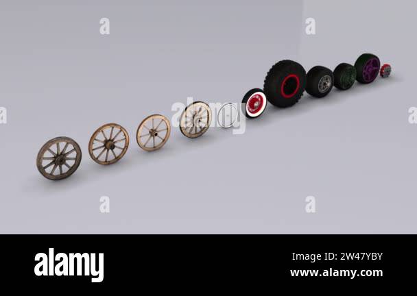 3D model render in a white background Stock Video Footage - Alamy