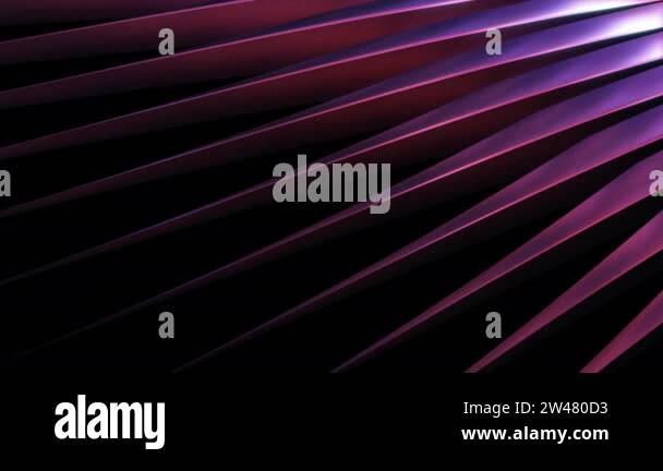 Abstract 4K dark chrome metal looping background with reflecting of ...