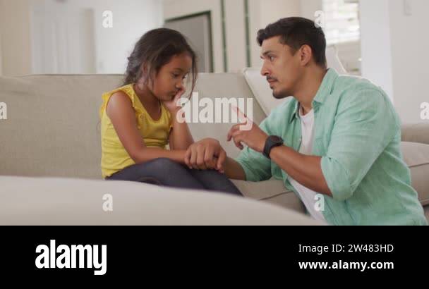 Father telling off daughter Stock Videos & Footage - HD and 4K Video ...