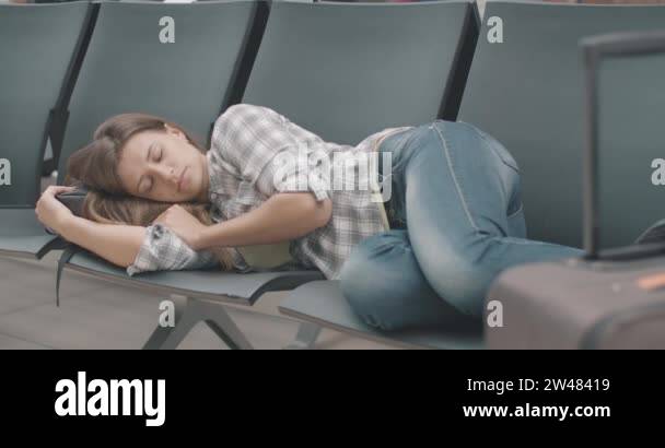 Woman sleeping in chairs Stock Videos & Footage - HD and 4K Video Clips ...