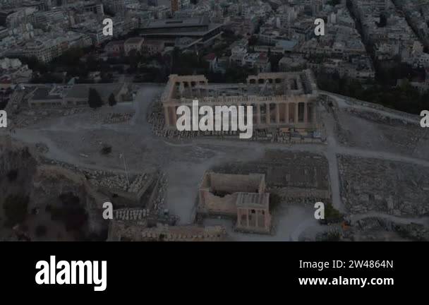 Birds eye view of acropolis Stock Videos & Footage - HD and 4K Video ...