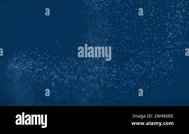 Abstract DNA with particles. Hologram destroyed DNA double helix on ...