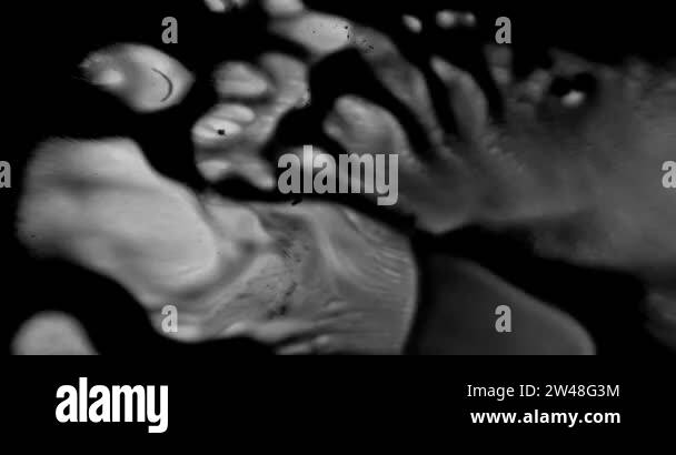 Grunge Stop Motion Frame textured Loop/ 4k animation of a vintage ...