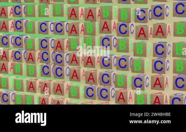 Cubes alphabet Stock Videos & Footage - HD and 4K Video Clips - Alamy