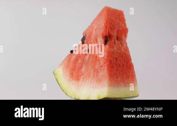 Slice juicy watermelon isolated Stock Videos & Footage - HD and 4K ...