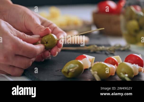 Woman making canape Stock Videos & Footage - HD and 4K Video Clips - Alamy