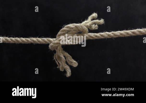 Learning to tie a rope knot Stock Videos & Footage - HD and 4K Video ...