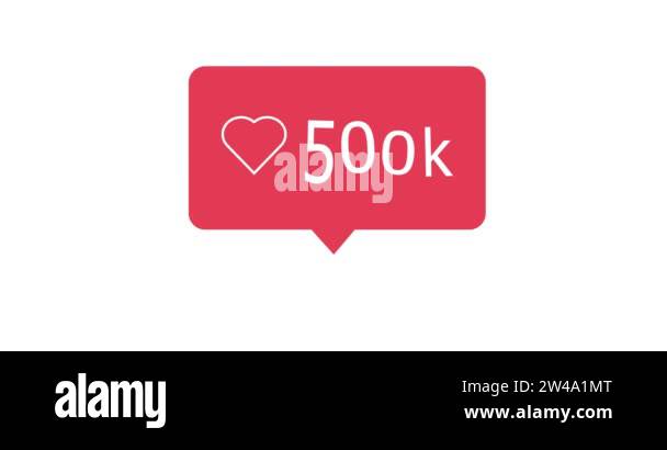 social media icons with increasing like on white background, popularity ...