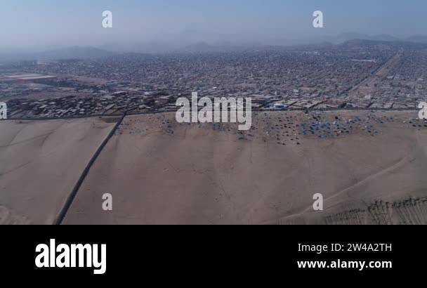 Lima, Lima - Peru - April 29th 2021: Aerial video over Lima Peru. Zone ...