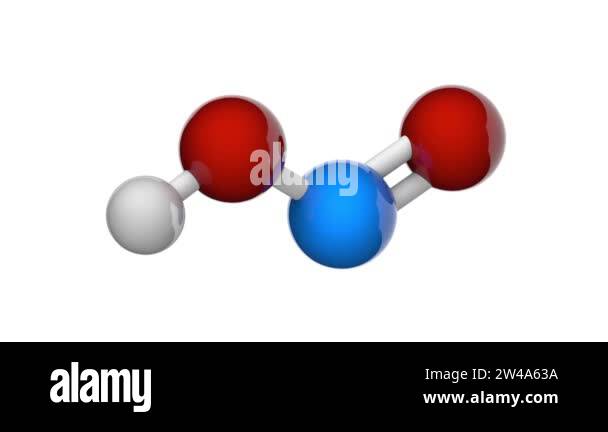 Nitrous acid (Hydroxidooxidonitrogen) is a weak and monoprotic acid ...