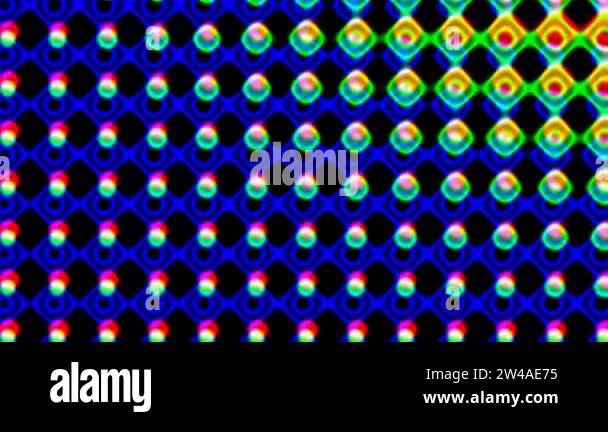 Gentle Grid of Rgb Blobs Fading Over Frame Stock Video Footage - Alamy