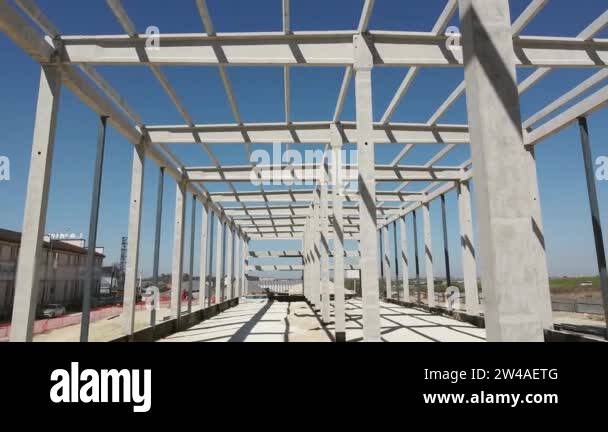 Concrete steel building frame Stock Videos & Footage - HD and 4K Video ...