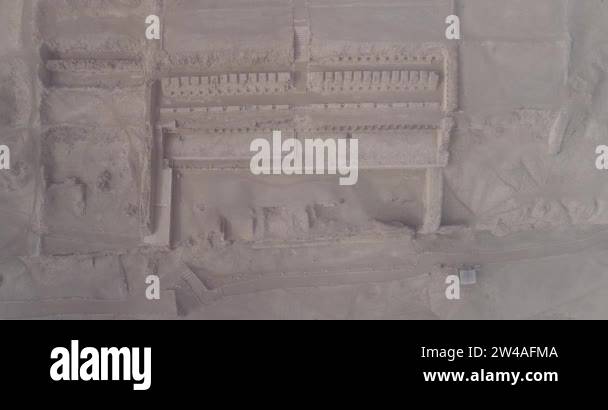 Lima, Lima - Peru - April 29th 2021: Aerial video over Pachacamac ...