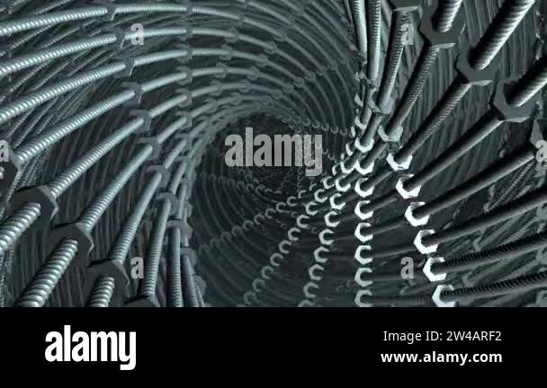 Tunnel construction bolts Stock Videos & Footage - HD and 4K Video ...