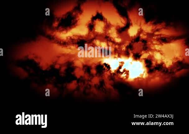 Realistic Fire Video Effect for Backgrounds Digital Rendering Stock ...