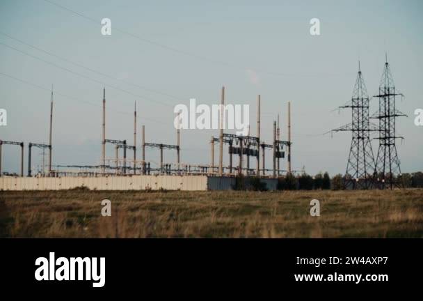 Power transformer electricity tower Stock Videos & Footage - HD and 4K ...