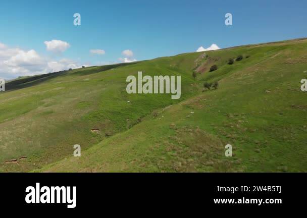 Flying across Barbon Beck Valley, Carnforth, Lancashire. This shot ...