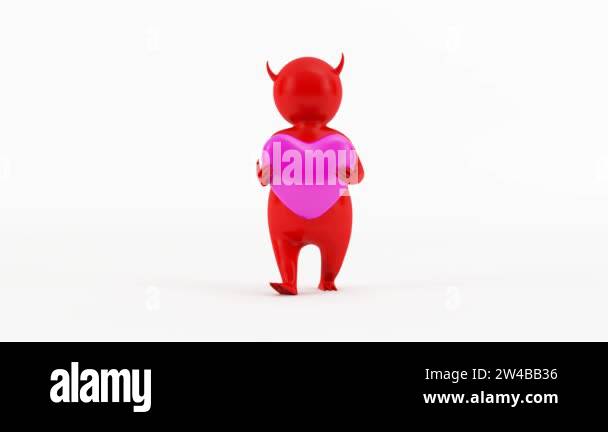3D character little red devil - 3D character animation - Little Red ...