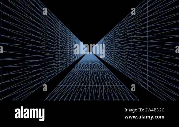 A never ending perspective or almost there animation with triangular ...