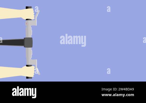 Vertical animation On-board camera on an electric scooter on an asphalt ...