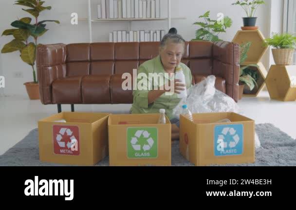 Woman sorting out garbage Stock Videos & Footage - HD and 4K Video ...