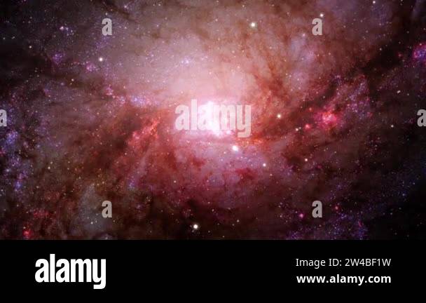 Seamless loop space Travel in the Central Region of Spiral Galaxy M83 ...