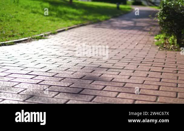 Brick pavement walkway Stock Videos & Footage - HD and 4K Video Clips ...