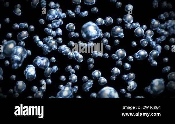 Flying many water drops on black background. Pure droplets. Transparent ...