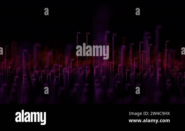 Abstract big data visualization. Futuristic infographics aesthetic ...