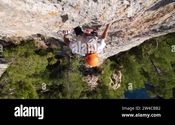 Man lead climbing in nature Stock Videos & Footage - HD and 4K Video ...