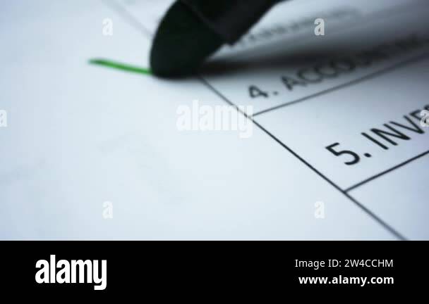 Maker drawing check sign in document. Checklist document of finished ...