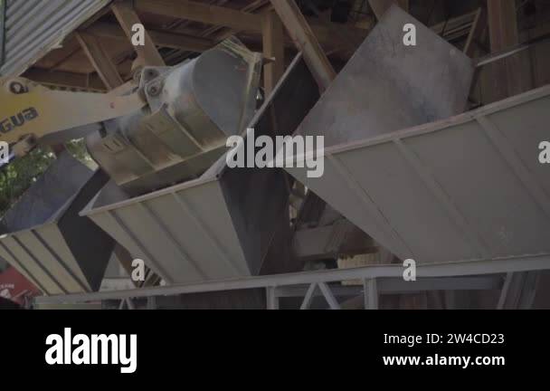 Bulk storage cement production Stock Videos & Footage - HD and 4K Video ...