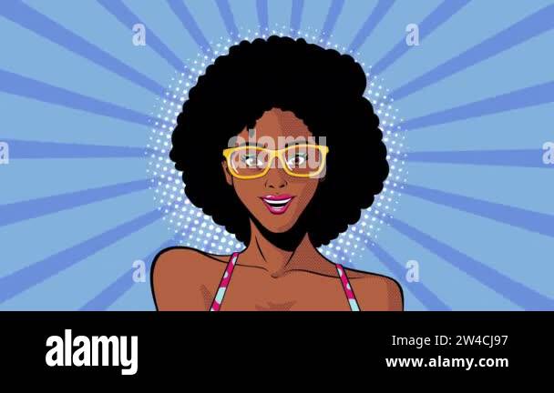 Afro lady art Stock Videos & Footage - HD and 4K Video Clips - Alamy