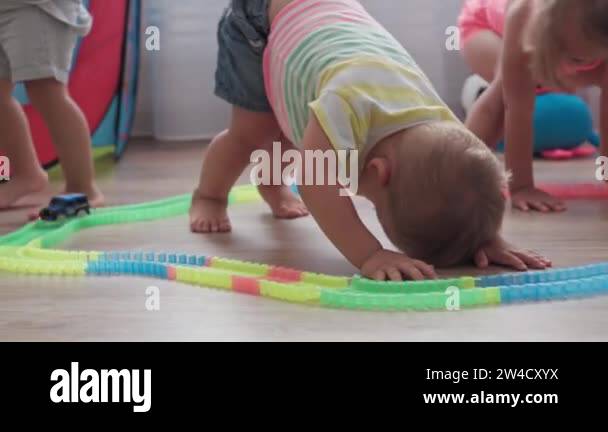 Childhood, games, upbringing and development concept - general plan of ...