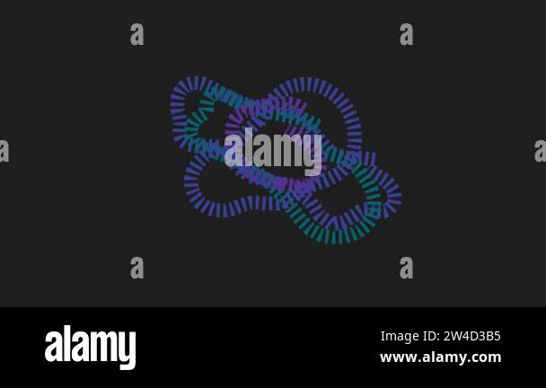 Messed lines movement. Weird motion design with abstract graphic ...